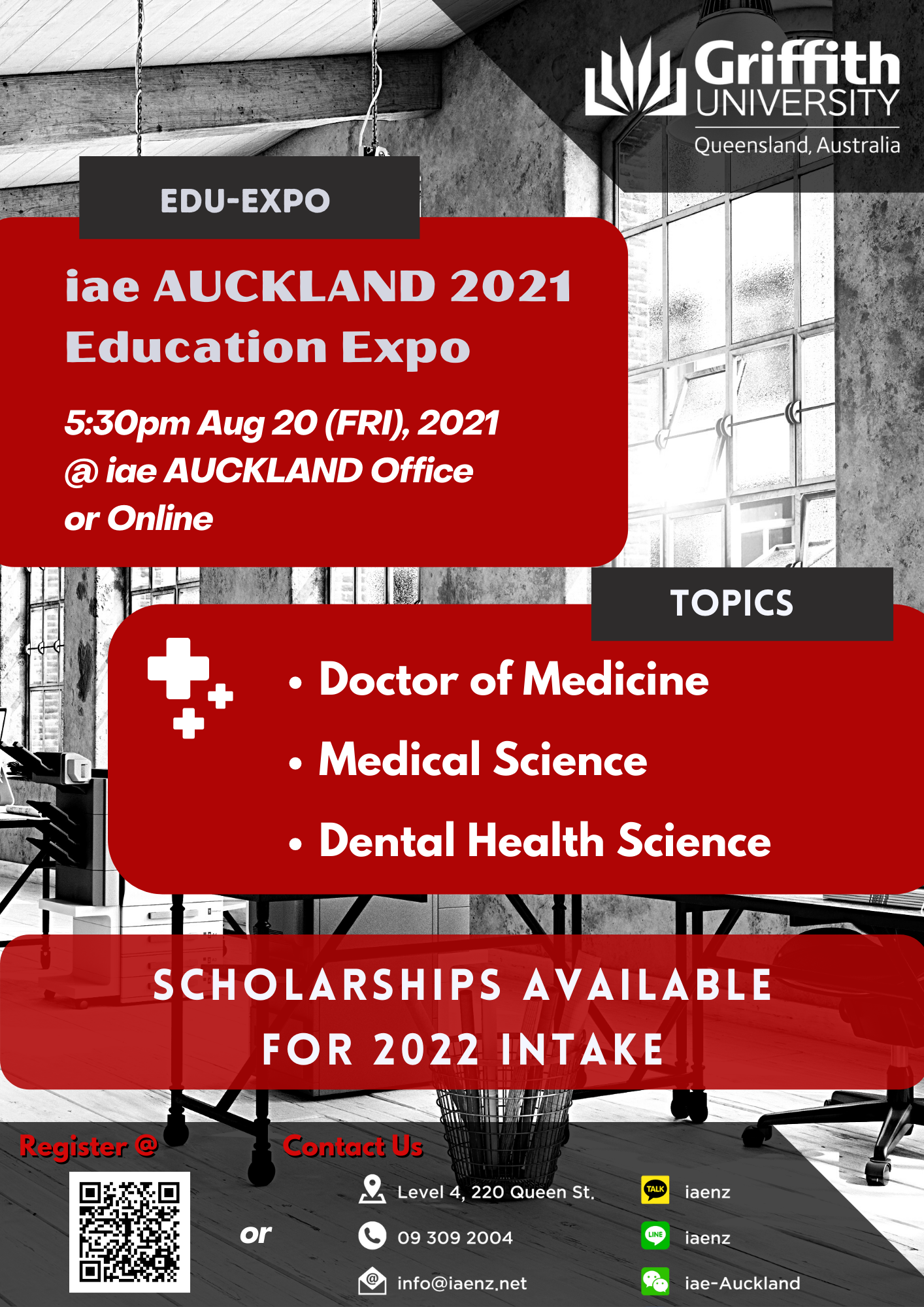 Medicine & Dentistry Seminar with Griffith University – iae AUCKLAND
